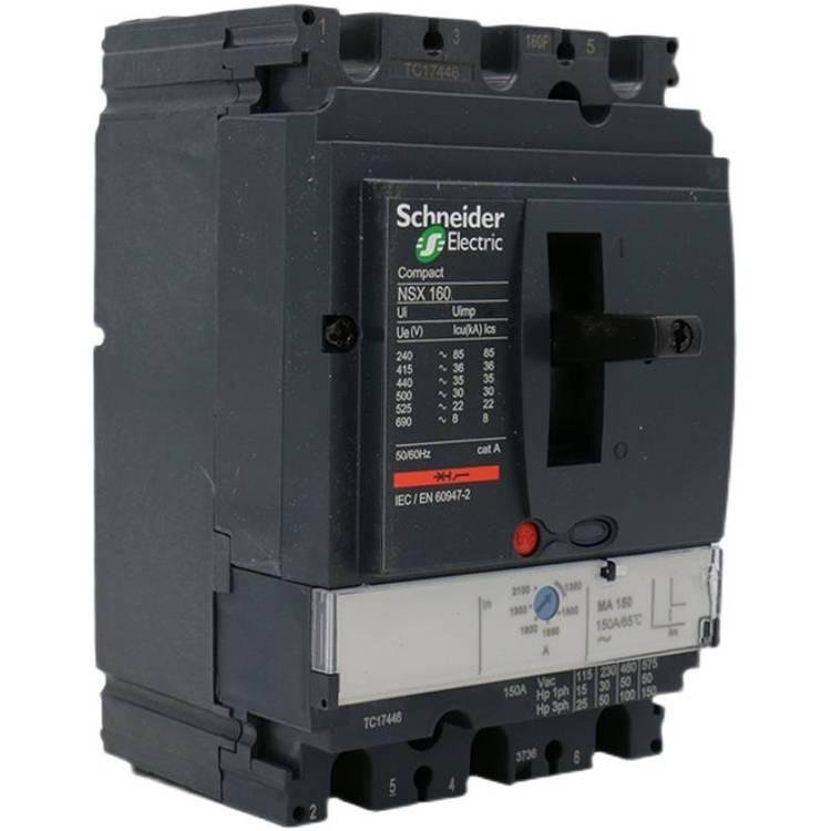 Schneider NSX250FTM-D160A3P3D molded case earth leakage circuit breaker ...